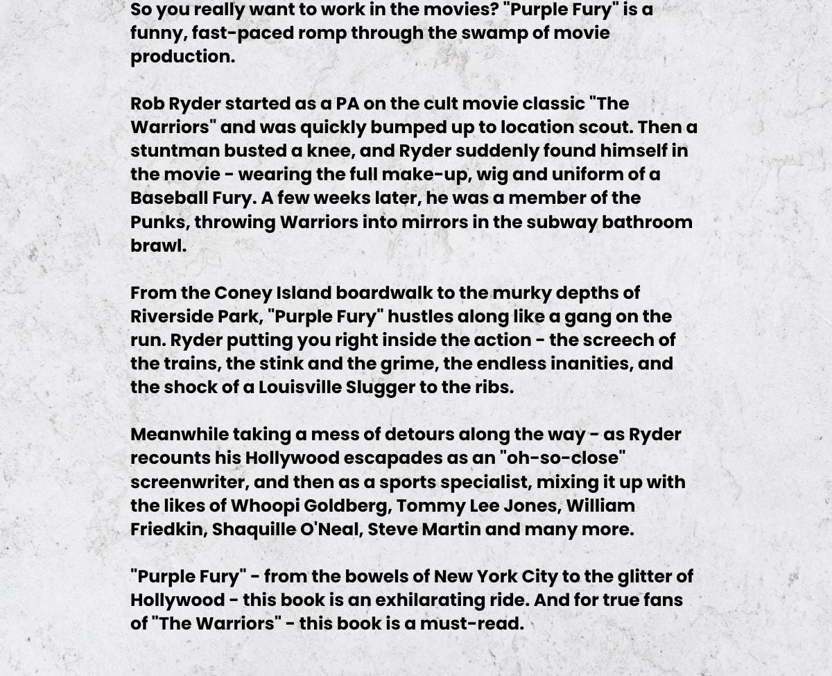 Purple Fury: Rumbling with the Warriors